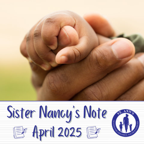 Sister Nancy's Note: Be Inspired! Join Us at Hope Blossoms | St. Ann's ...